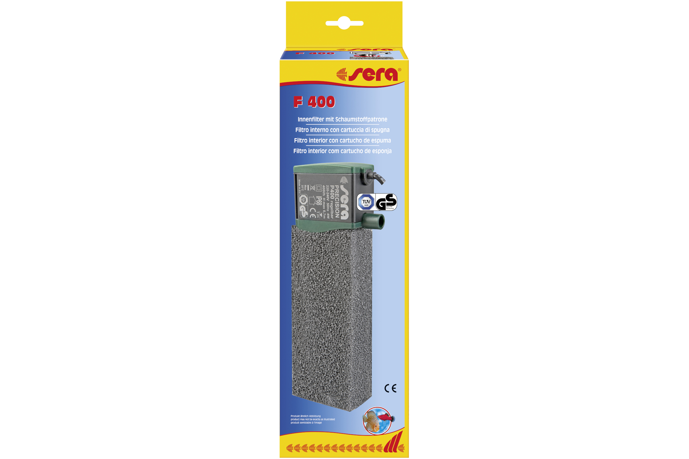sera Innenfilter F400 – regelbarer & garnelensicherer Filter